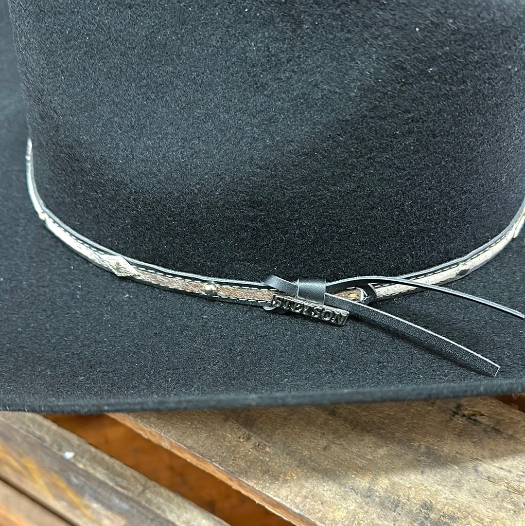 Stetson Ranger Black Hat | Urban Dust Hat Bar & Boutique