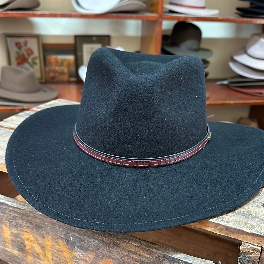 Stetson Montana Black Hat | Urban Dust Hat Bar & Boutique