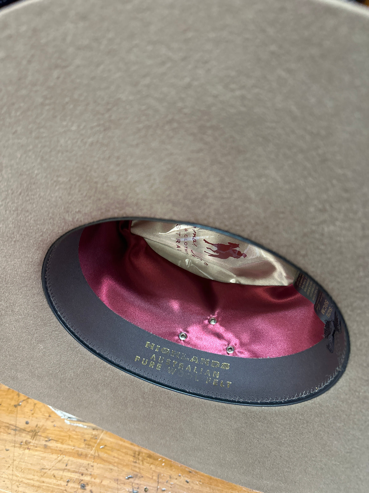 Thomas Cook Highland Pure Wool Felt Hat Fawn | Urban Dust Hat Bar ...